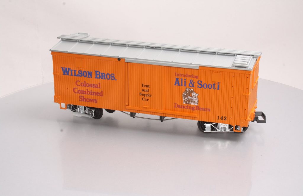 LGB #4068DG WILSON BROS. STOCK CAR – Upland Trains