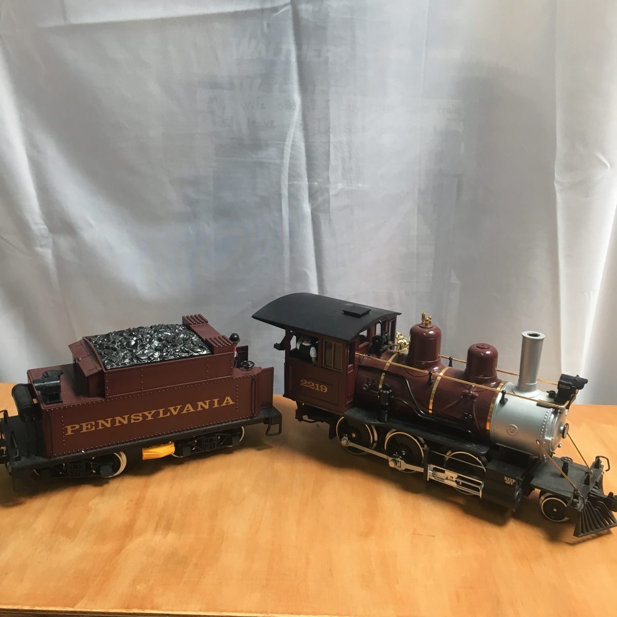 LGB#2219S PENNSYLVANIA 2-6-0 Mogul w/ Smoke & Sound – Upland Trains